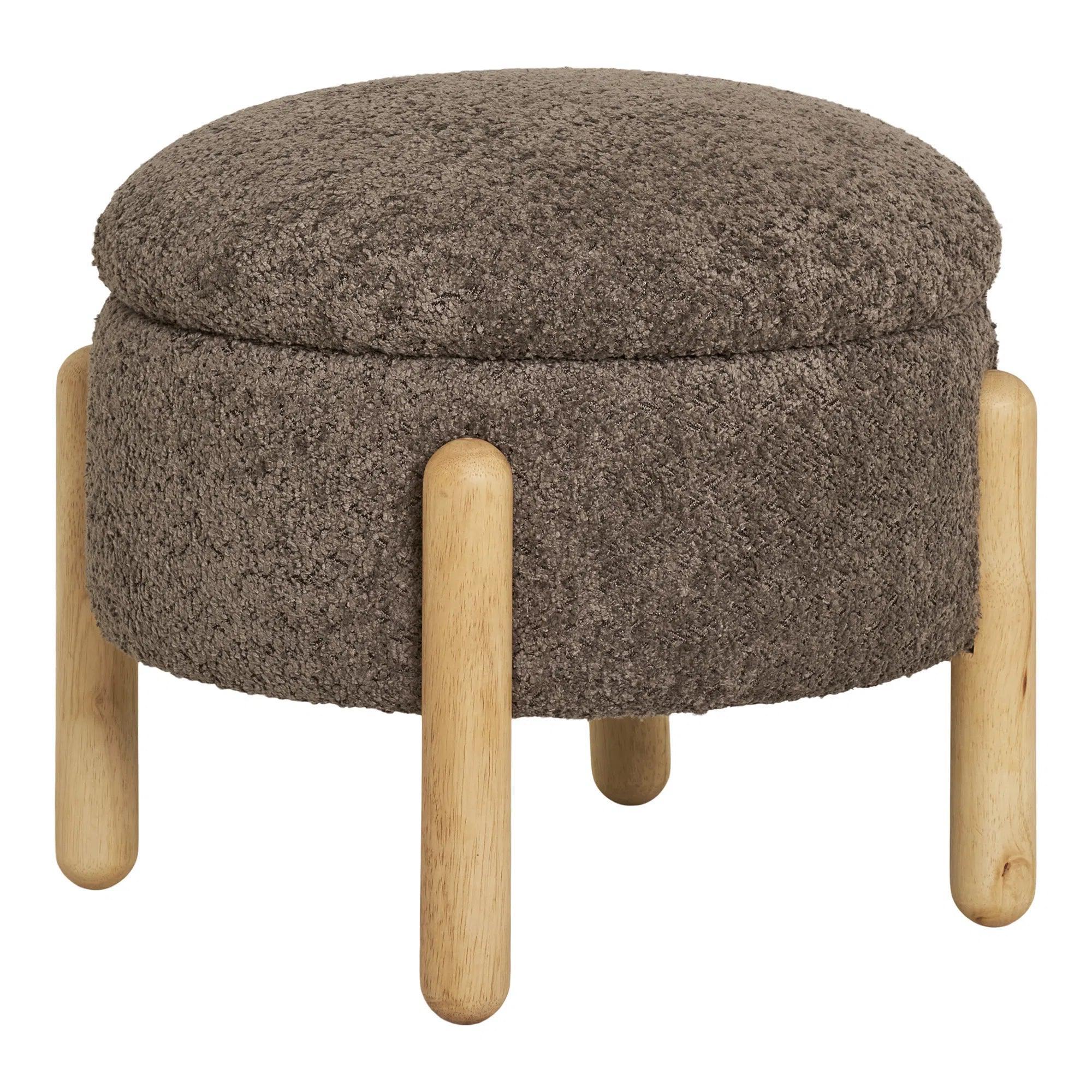 Alphen boucle pouf – Dutch Home