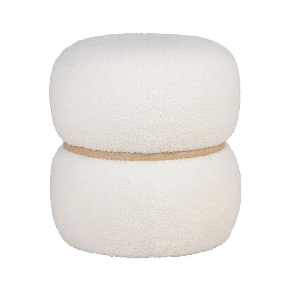Milford boucle pouf – Dutch Home