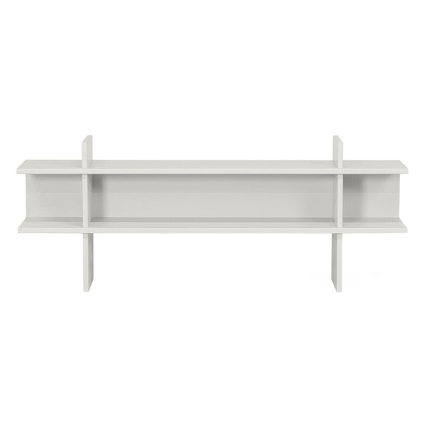 Jana white lacquered pine shelf – Dutch Home